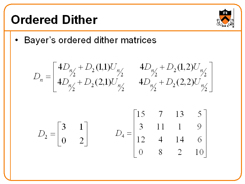 Ordered Dither