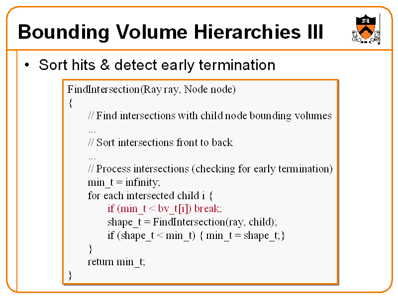Bounding Volume Hierarchies III