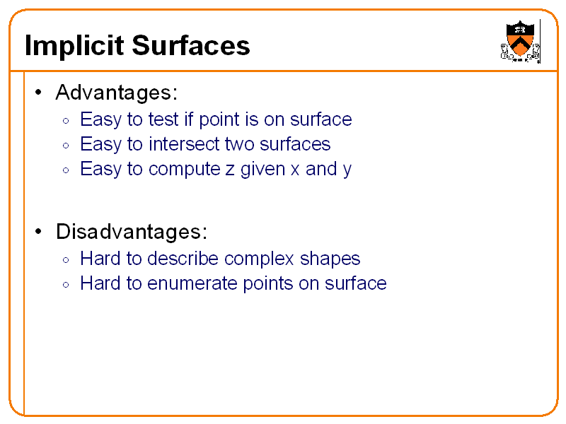 Implicit Surfaces