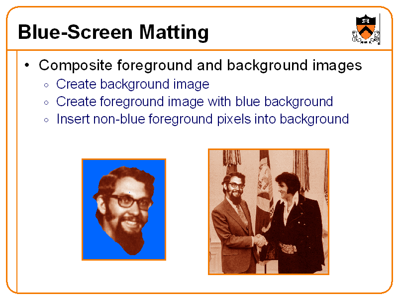 Blue-Screen Matting