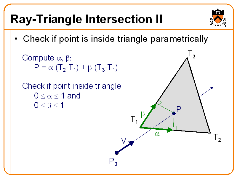 Ray-Triangle Intersection II