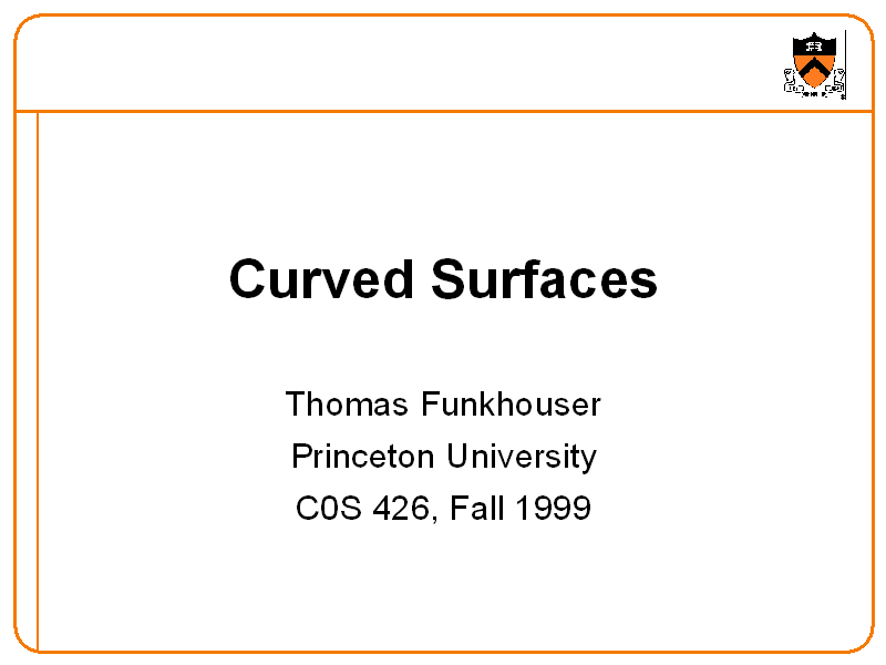 Curved Surfaces