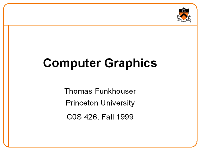 Computer Graphics