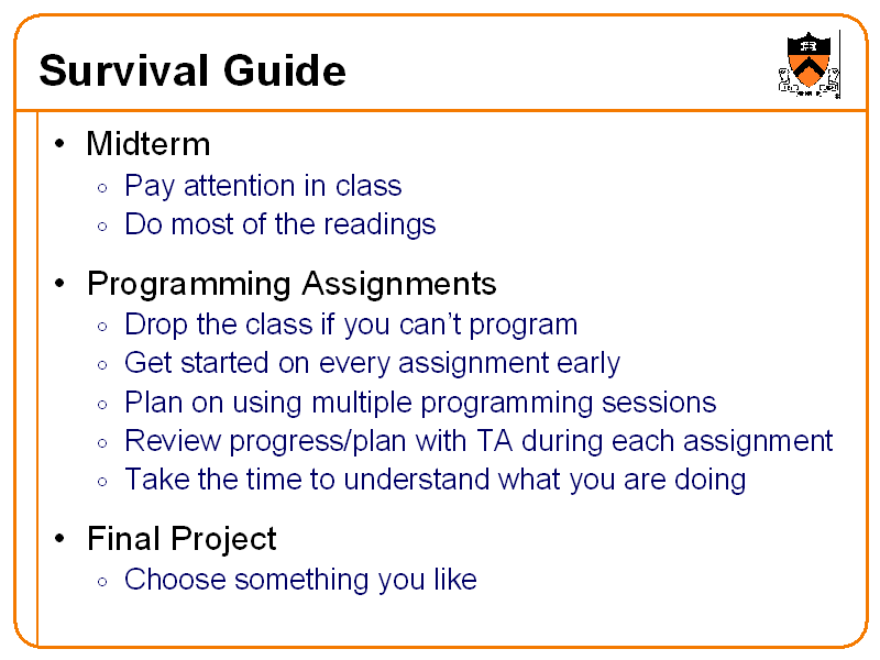 Survival Guide