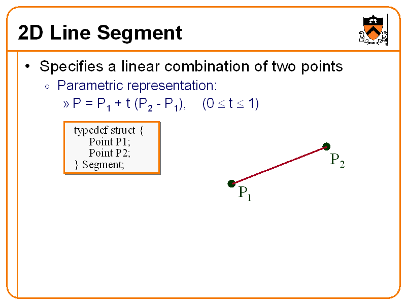 2D Line Segment