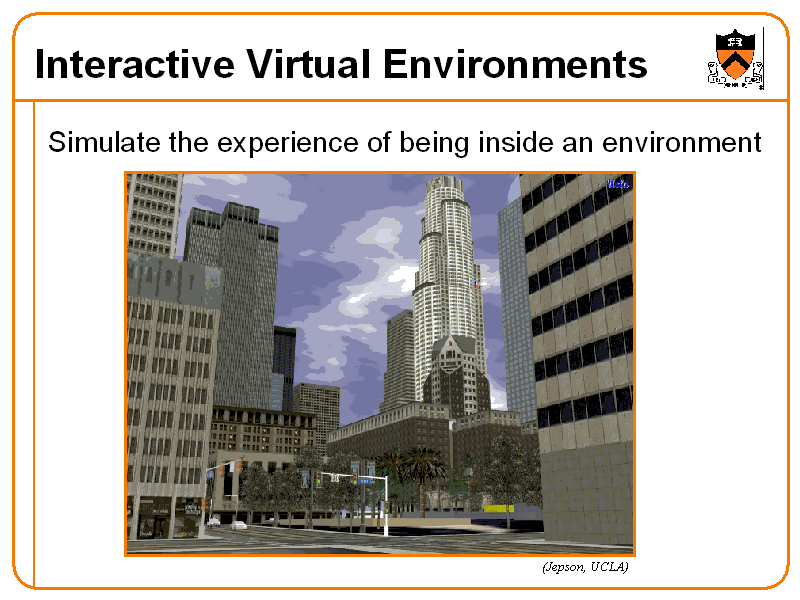 Interactive Virtual Environments