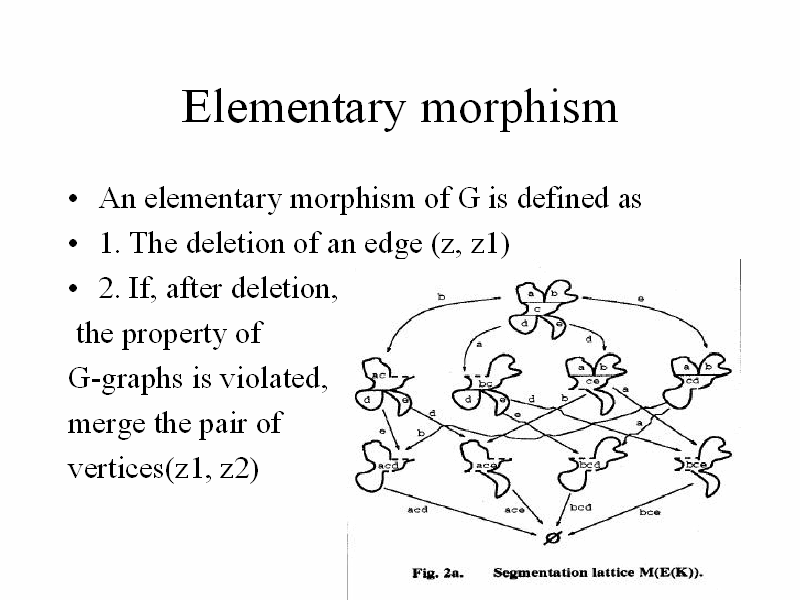 Elementary morphism