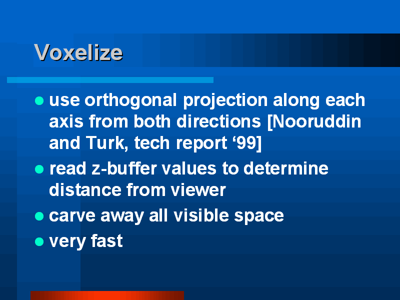 Voxelize